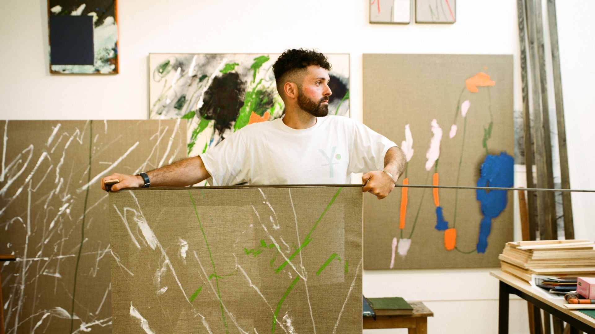 new paintings by arran rahimian