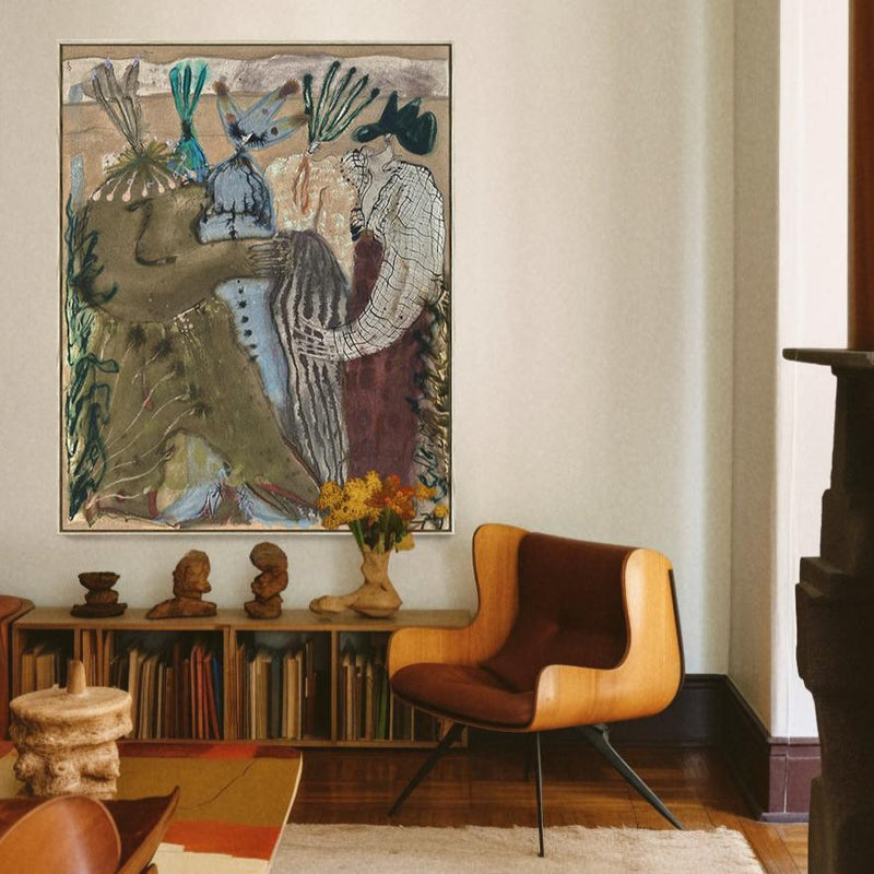 caroline pinney gentle giant gentle giant painting sold